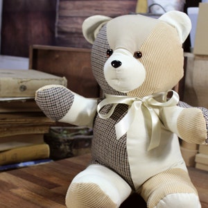 Memory Bear Pattern Easy 14" Sewing Pattern Simple Bear Pattern Sewing ...