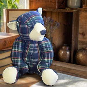 Simple Memory Bear Pattern 18" Easy Bear Pattern Memorial Bear Sewing Tutorial Pattern Sewing ...
