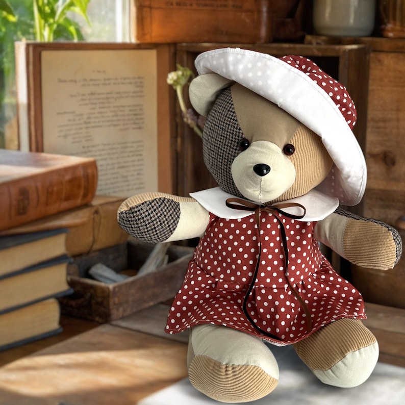 Memory Bear Pattern Easy 14" Clothes for Bear Sewing Pattern Simple ...