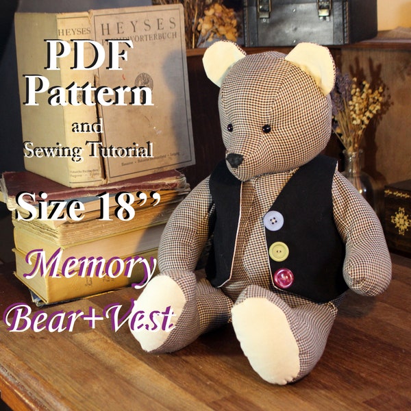 Teddy Bear Vest - Etsy