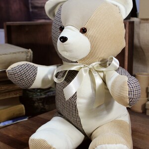 Memory Bear Pattern Easy 14" Sewing Pattern Simple Bear Pattern Sewing ...