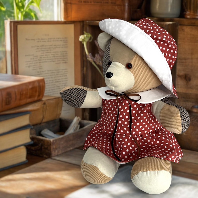 Memory Bear Pattern Easy 14" Clothes for Bear Sewing Pattern Simple ...