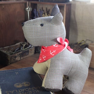 Memory Dog Pattern 12" Easy Memory Bear Memorial Bear Keepsake Bear ...