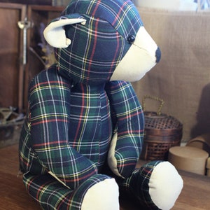 Simple Memory Bear Pattern 18" Easy Bear Pattern Memorial Bear Sewing ...