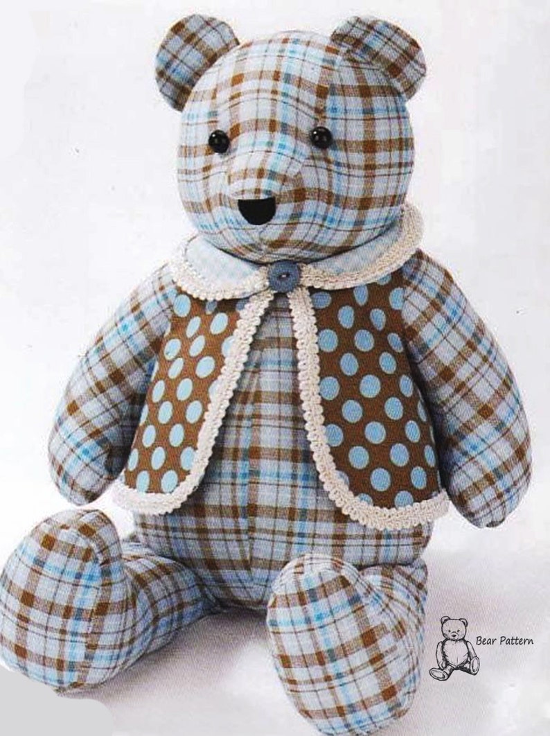 Simplicity 2115 Pattern Memory Bear Easy 18 Sewing - Etsy Ireland