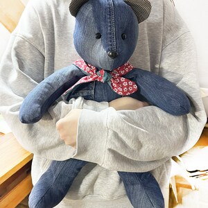 18" Memory Bear Clothes Sewing Pattern: Hat, Vest, Collar, Bandana (PDF ...