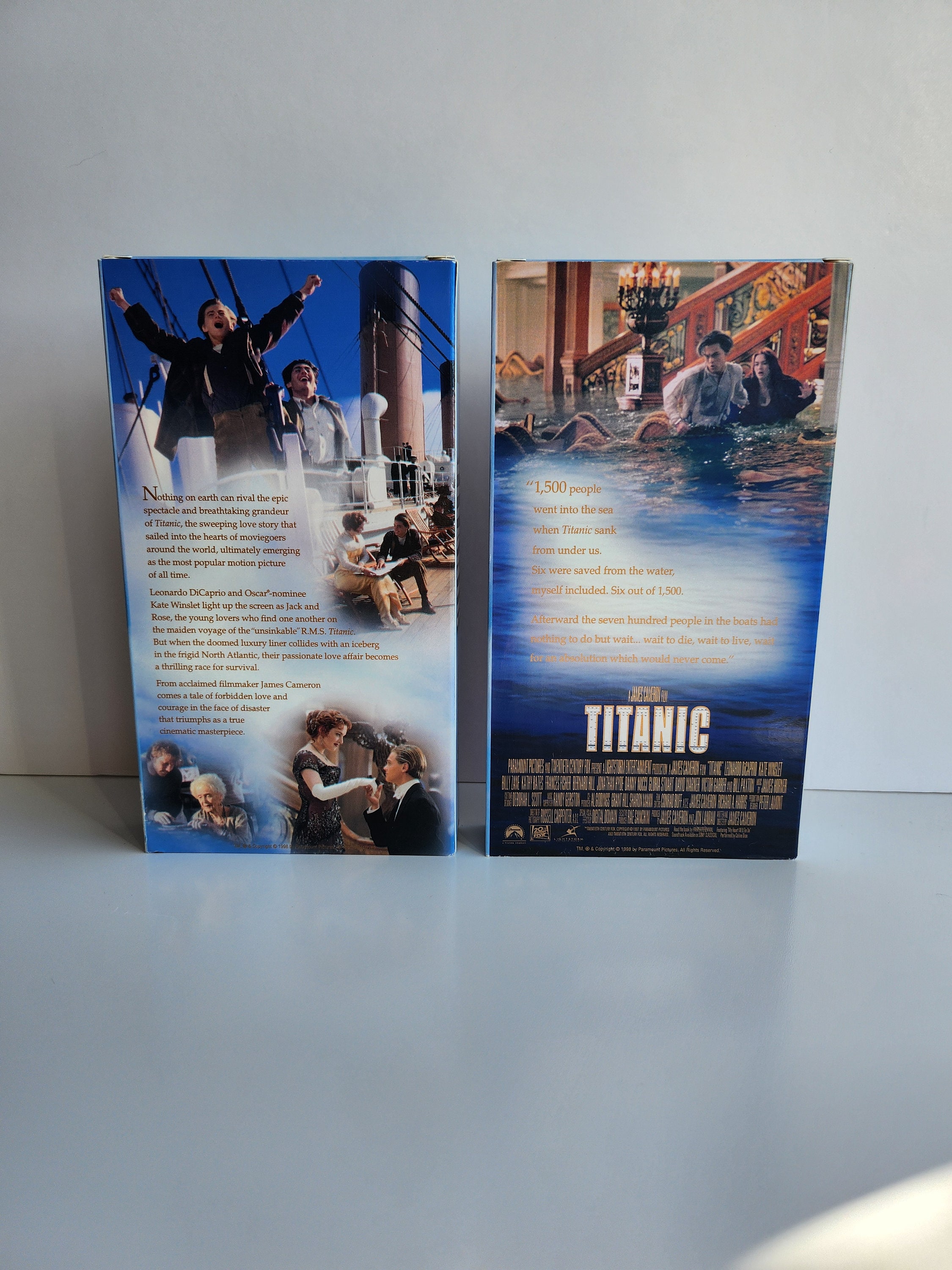 Titanic 1997 VHS Cassette Box Set From 1998 - Etsy