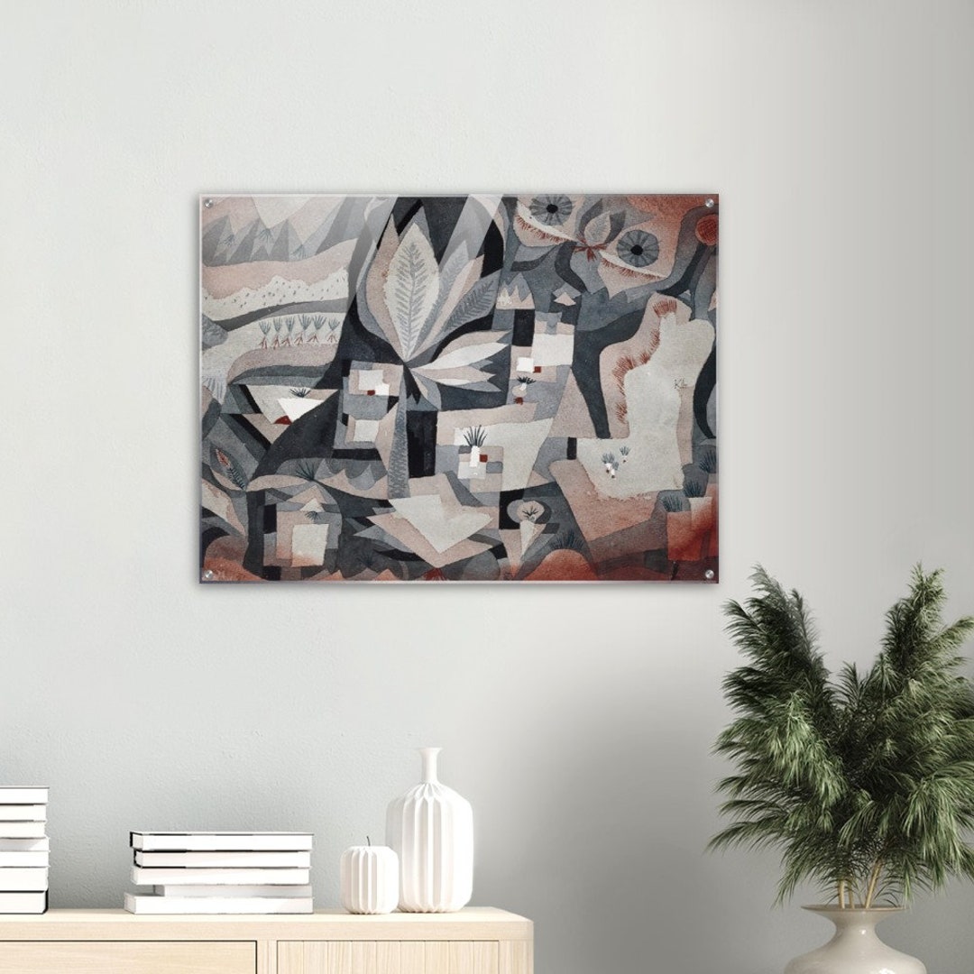 Paul Klee Dry Cooler Garden Paul Klee Wall Art Paul Klee Glass Print ...