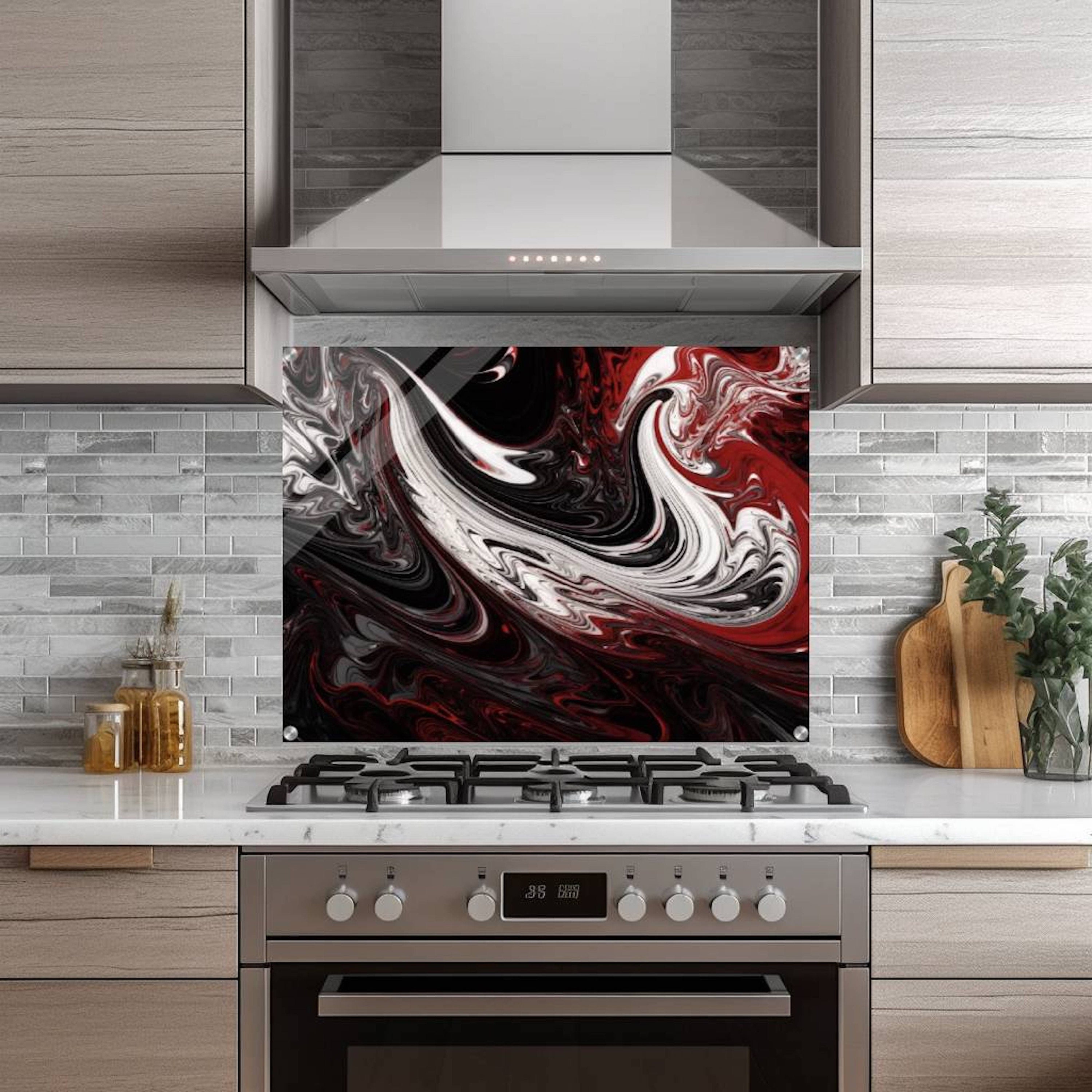 Dog Restaurant Glass Splashback Glass Kitchen Decor Stove Glass ...