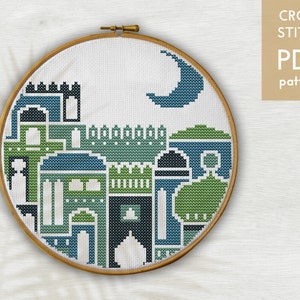 Night Arabian Cross Stitch Pattern PDF to Instant Download, Arabian ...