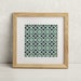 Tile Cross Stitch Pattern to Instant Download Aesthetic Cross - Etsy