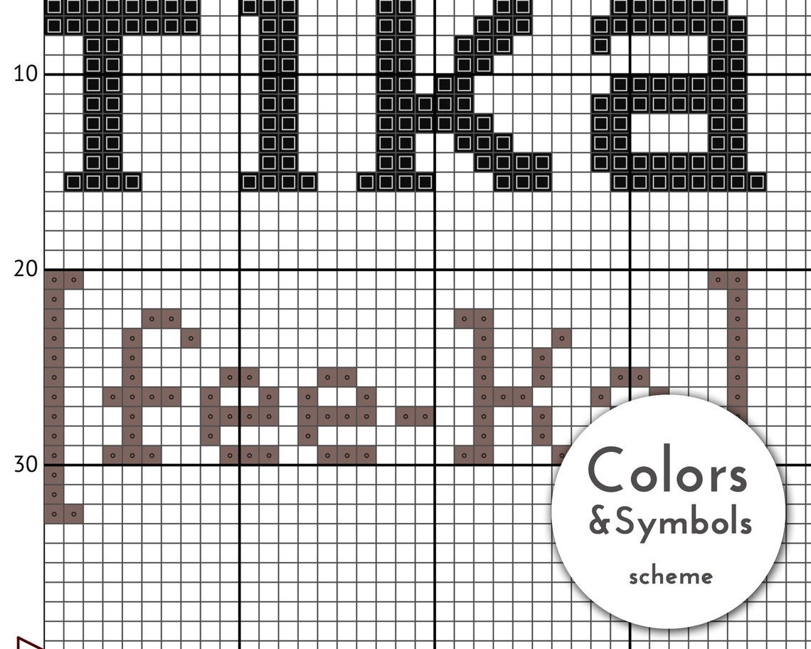 Inspirational Quote Cross Stitch Pattern for Instant Download - Etsy