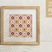 Modern Tile Cross Stitch Chart for Instant Download, Tile Pattern Pdf ...