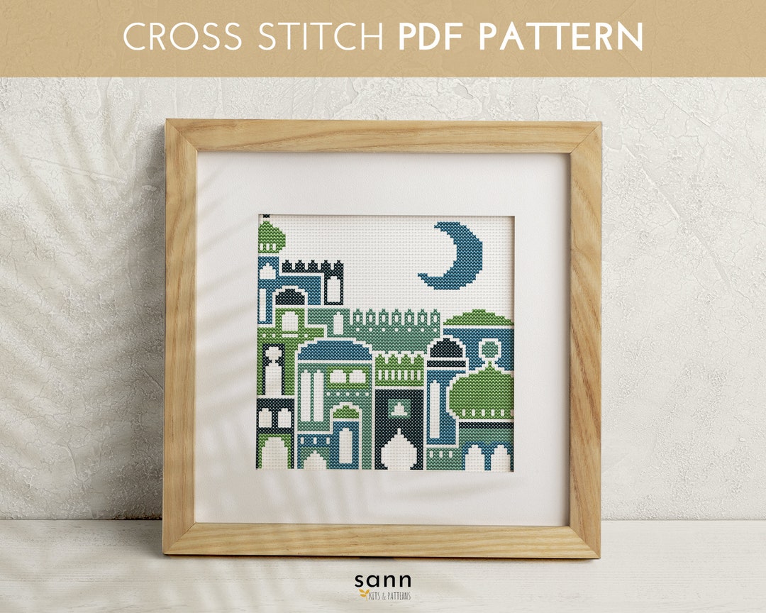 Night Arabian Cross Stitch Pattern PDF to Instant Download, Arabian ...