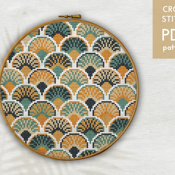 Geometric Cross Stitch Pattern - Etsy