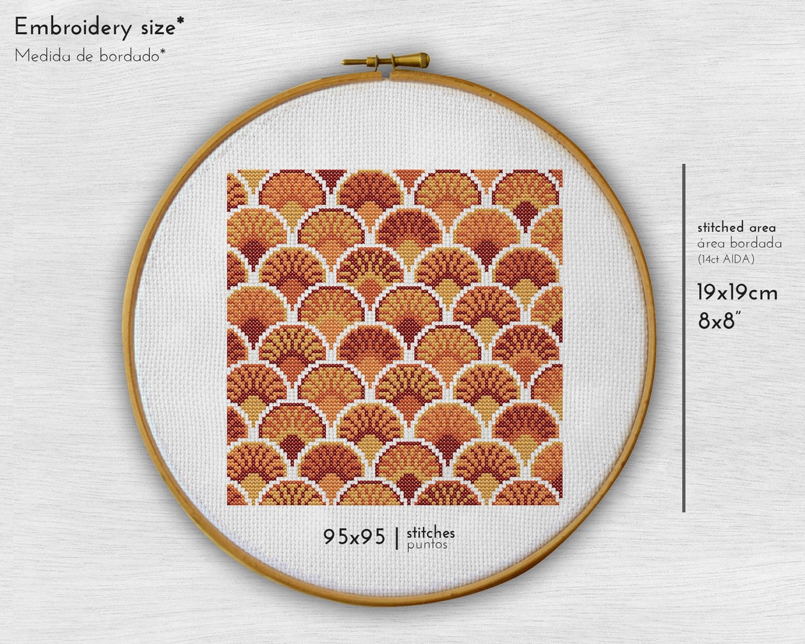 Moroccan Tile Embroidery Pattern for Instant Download, Tile Cross ...