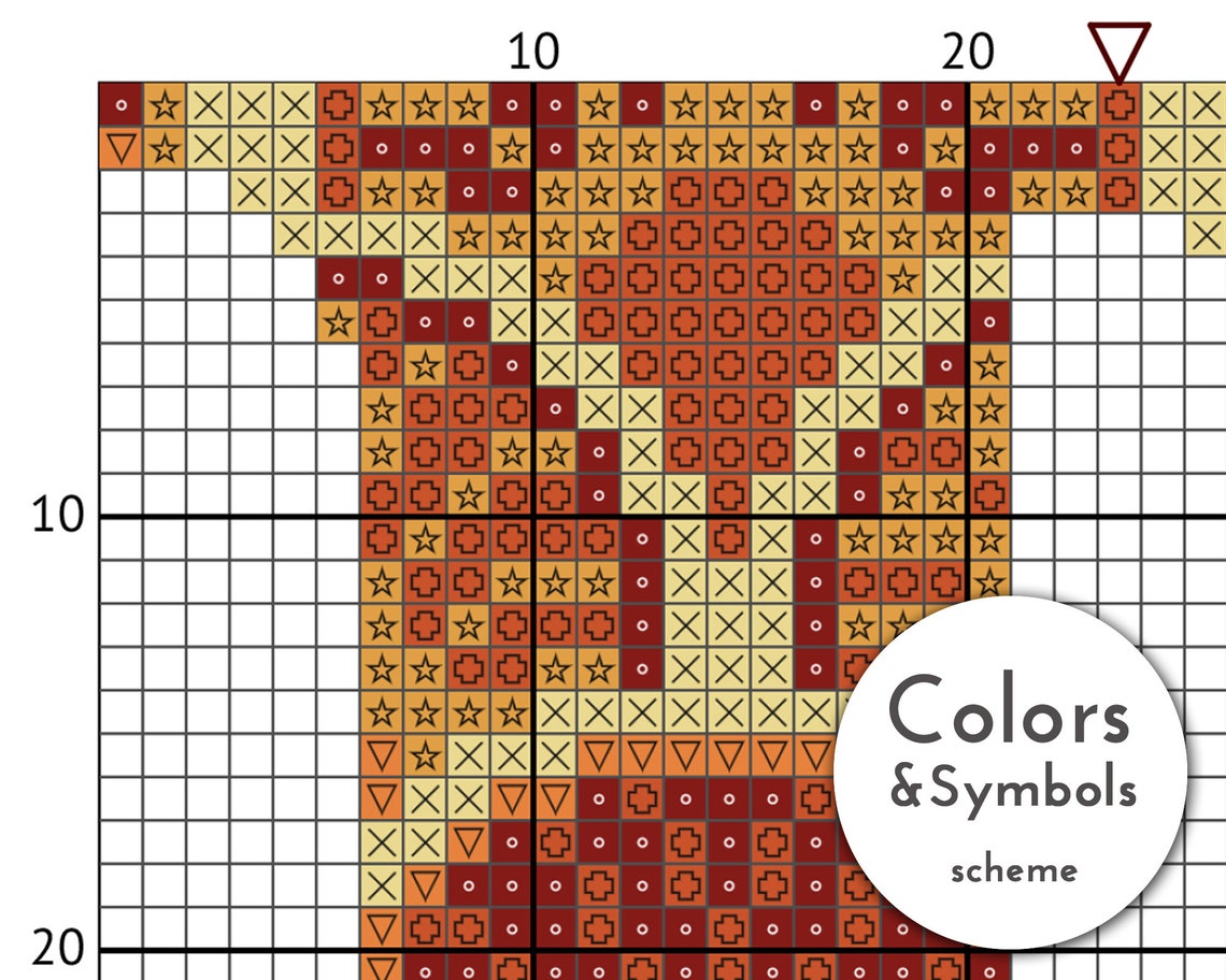 Letter B Monogram Xstitch Chart for Instant Download Initial - Etsy