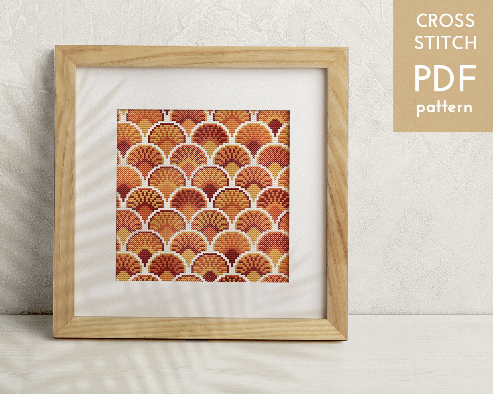 Moroccan Tile Embroidery Pattern for Instant Download, Tile Cross ...
