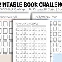Summer Reading Challenge Printable PDF, Reading Daily Goals Printable ...