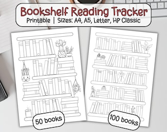 100 Books Challenge Printable Reading Log Book Tracker Coloring Poster ...