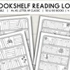 Editable Reading Tracker, Printable Bookshelf Bundle, 50 & 100 Books ...
