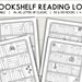 Bookshelf Reading Log Printable: 50 & 100 Book Challenge (digital ...