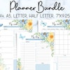 Printable Bookshelf Reading Tracker, Plants and Flowers Reading Planner ...