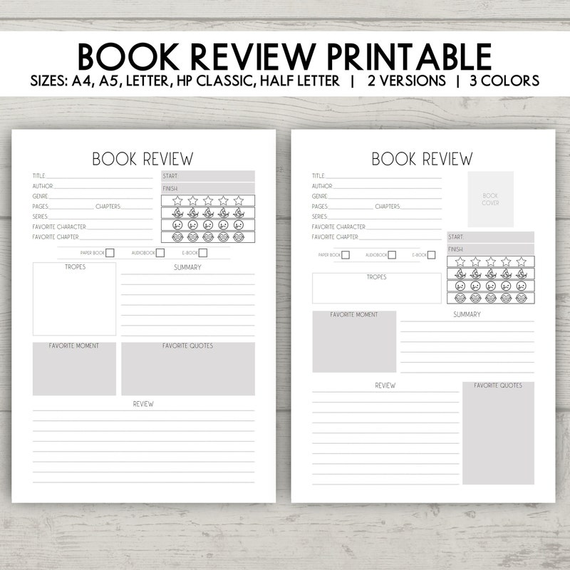 Review Template - Etsy