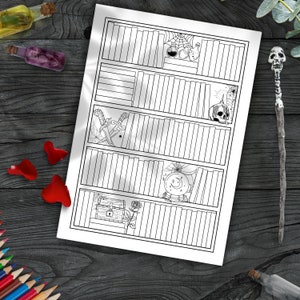 Printable Fantasy Bookshelf Reading Tracker: 100 Books (a4/a5/letter ...