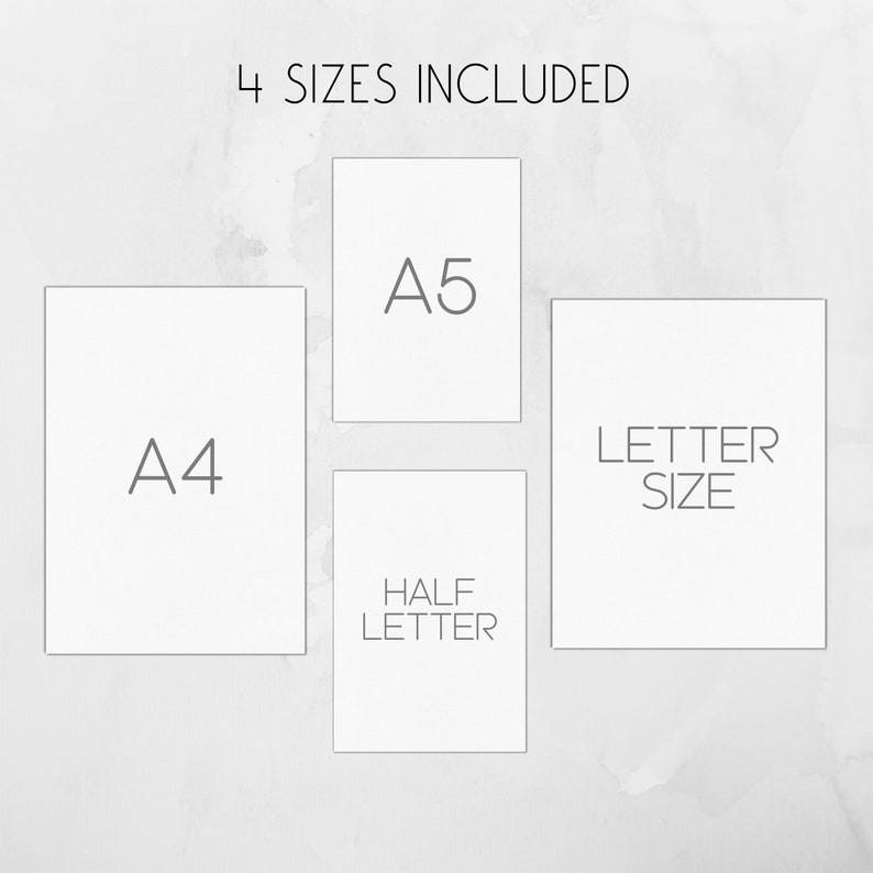 Printable Book Review Template: Reading Log (A4, A5, Letter, Half ...