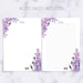 Printable Planner Bundle, Floral Planner, Lilac Flower Themed Planner ...