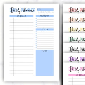 Printable Planner Bundle, Daily/weekly/monthly Planner, Printable ...