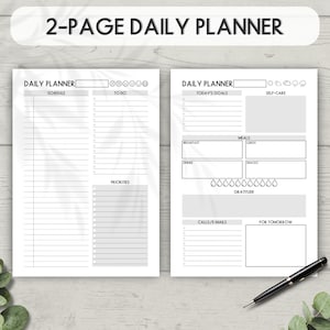 Planner Bundle Printable, Daily Planner, Weekly Planner, Monthly ...