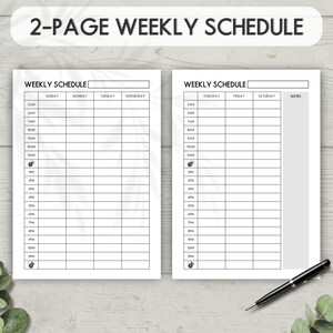 Planner Bundle Printable, Daily Planner, Weekly Planner, Monthly ...