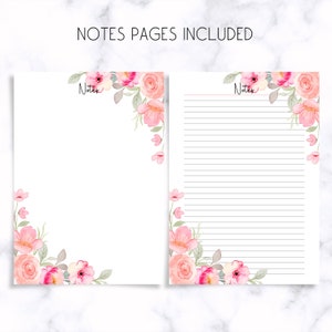 Floral Planner Bundle: Daily, Weekly, Monthly (digital Download) - Etsy