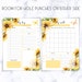 Sunflower Planner Bundle: Daily, Weekly, Monthly (printable) - Etsy