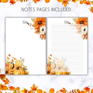 Printable Planner Bundle, Fall Planner, Autumn Themed Planner Printable ...