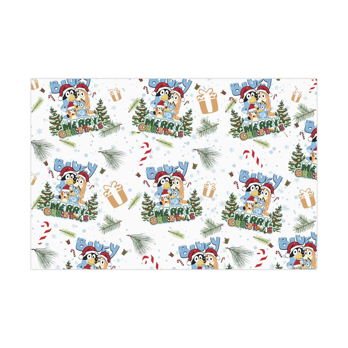 Bluey Christmas Gift Wrap Papers Bluey Wrapping Paper Bluey - Etsy Canada