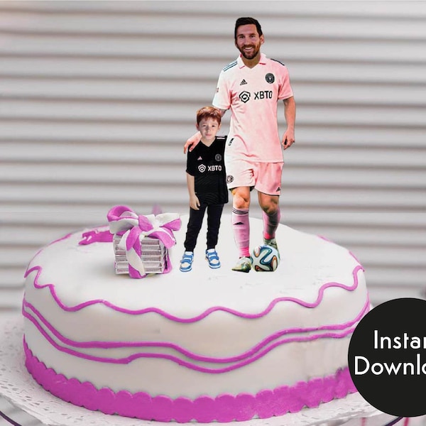 Inter Miami Cake Topper - Etsy