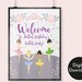 Editable Ballerina Welcome Sign Digital Download, Downloadable Birthday ...