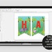 Editable Dinosaurs Birthday Banner Digital Download, Downloadable Happy ...
