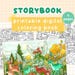 Storybook Coloring Pages, Story Illustration Coloring Book, Magical ...