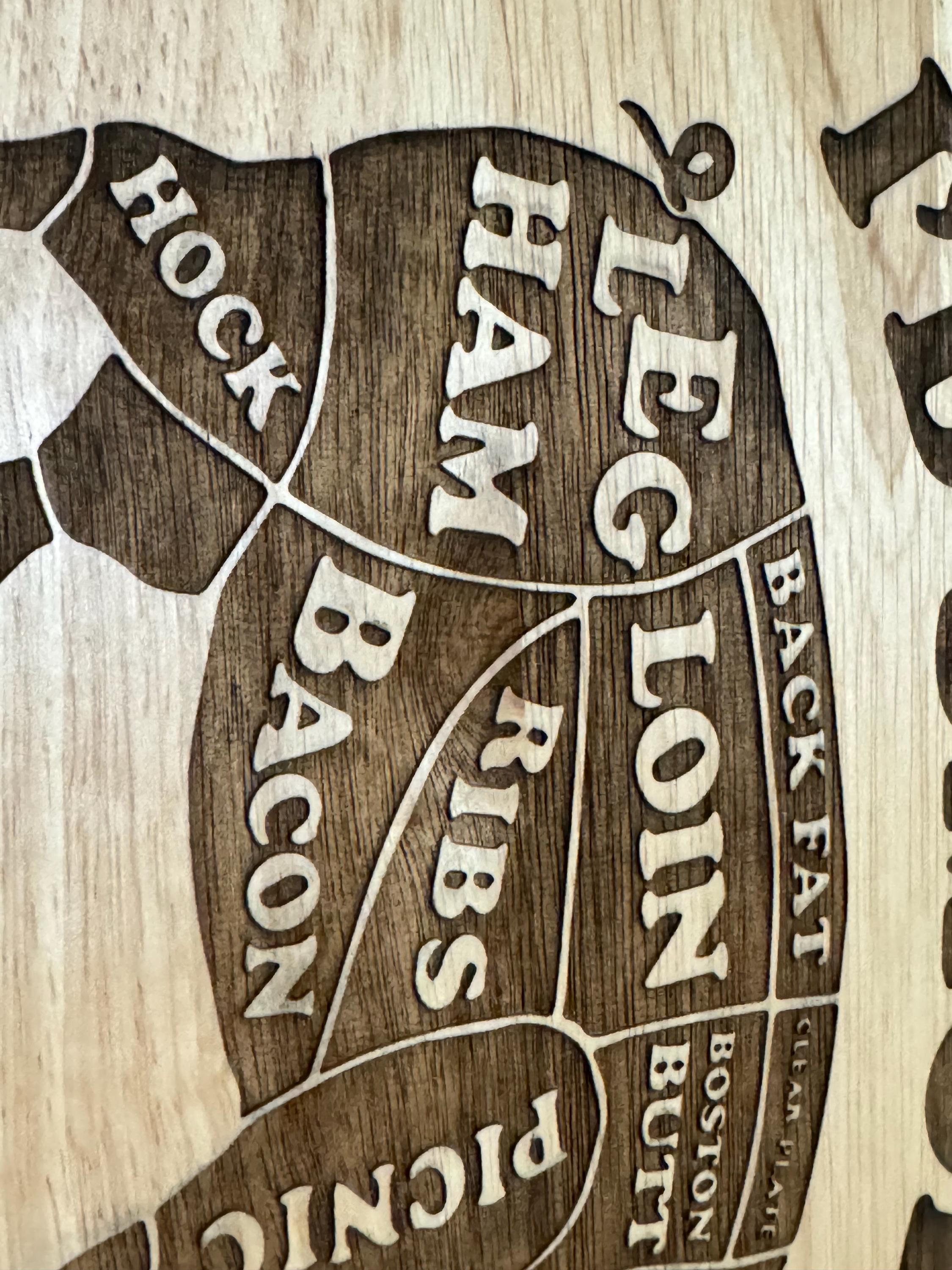I’d Smoke That - Cutting Board - Hog - Etsy