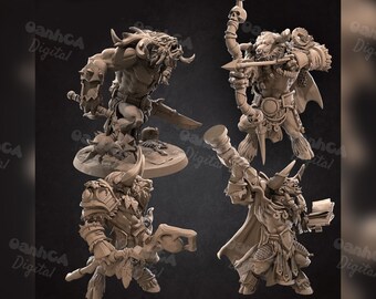 3d Minotaur Stl - Etsy