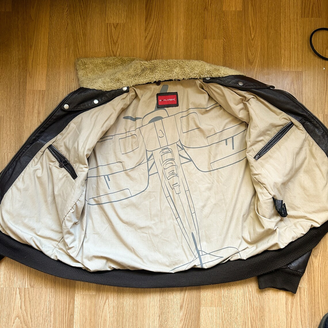 Genuine Leather Pilot Jacket - Etsy