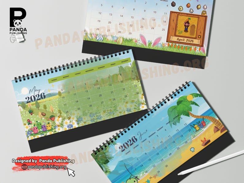 2026 Personalized Stardew Valley Desktop Calendar, Custom Yearly ...