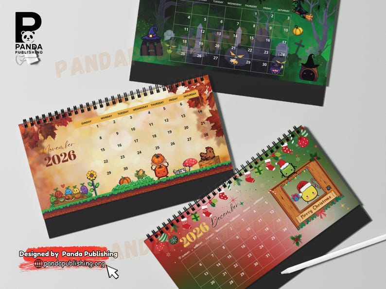 2026 Personalized Stardew Valley Desktop Calendar, Custom Yearly ...