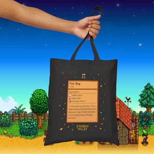 Stardew Valley Tote Bag | Stardew Valley Gift, Stardew Valley Birthday ...