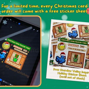 Stardew Valley Christmas Card | Stardew Valley Greeting Card,stardew ...