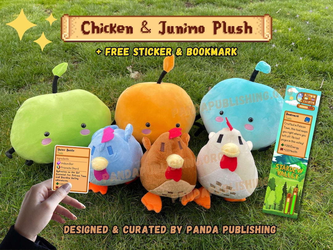 Stardew Valley Gift Bundle | Junimo Plush, Chicken Plush, Stardew ...